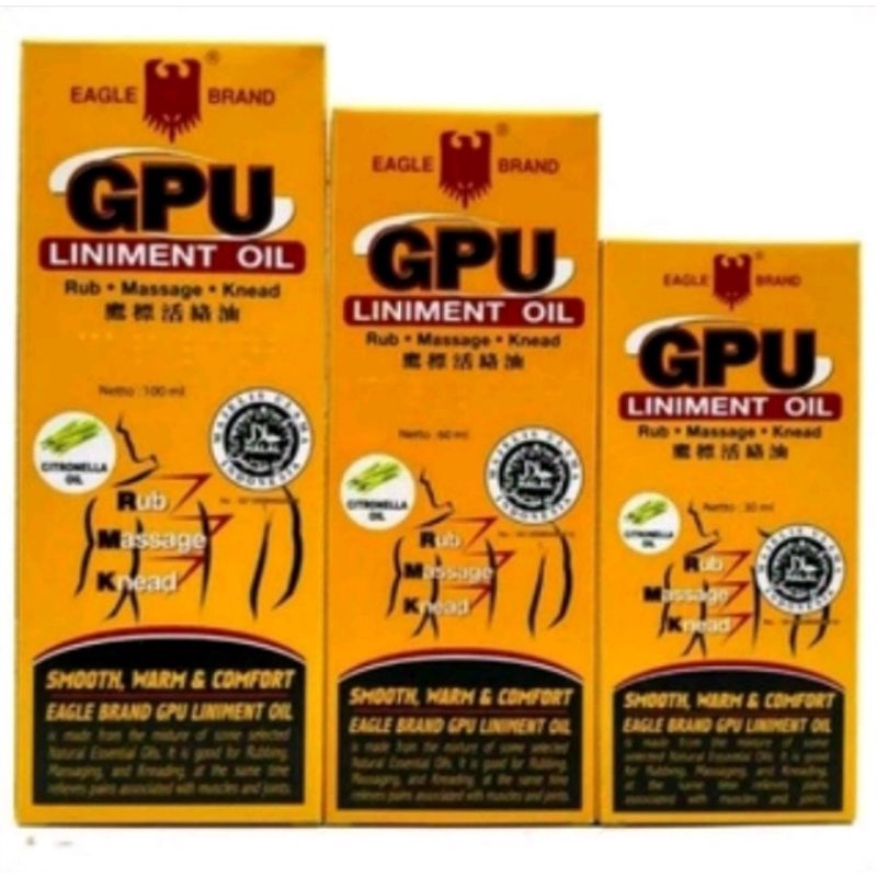 Jual Minyak Urut GPU Cap Lang 100ml-60ml-30ml / GPU Liniment Oil ...