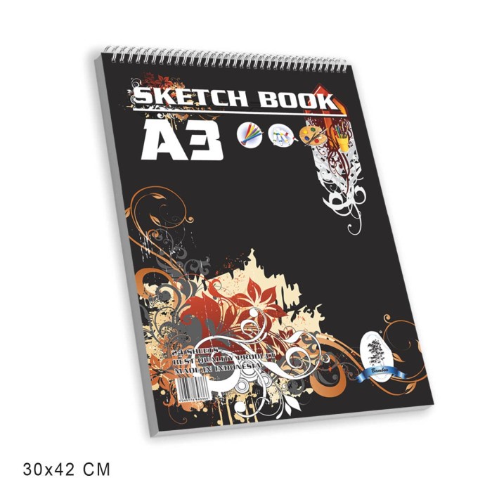 Jual Buku Gambar Bamboo Sketch Book Ukuran A3 | Shopee Indonesia