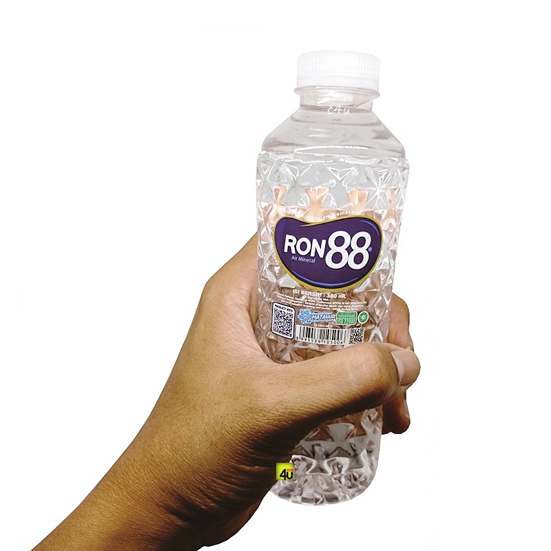 Jual Ron 88 - Crystal Shape Bottle Mineral Water - 380 ml | Shopee ...