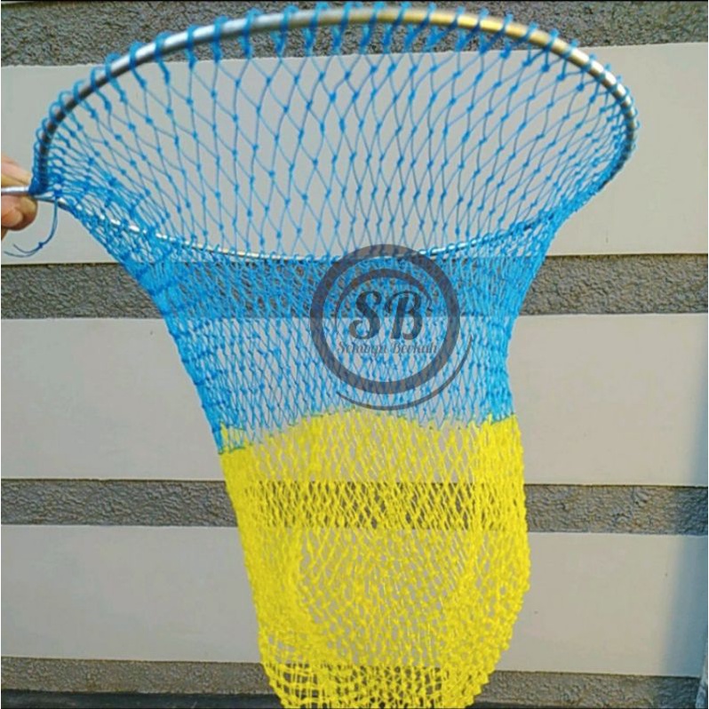 Jual Jaring Seser Serok Ikan warna warni+Ring | Shopee Indonesia