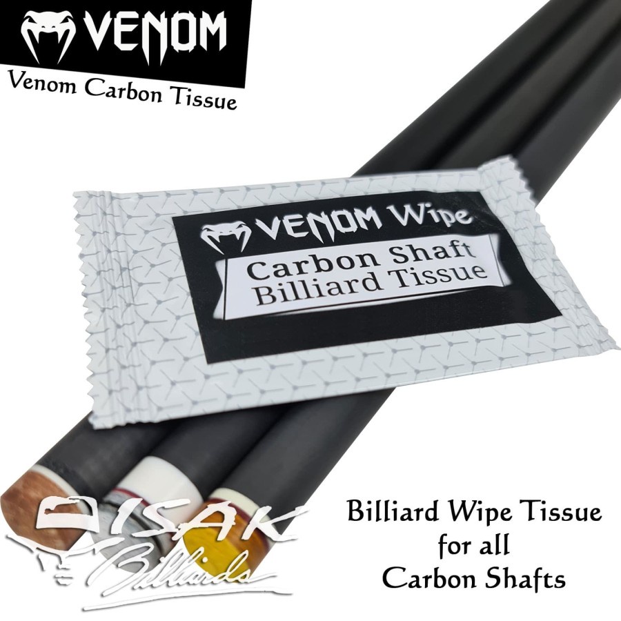Jual Venom Wipe Carbon Shaft Tissue - Stick Karbon Revo Ignite Cuetec ...