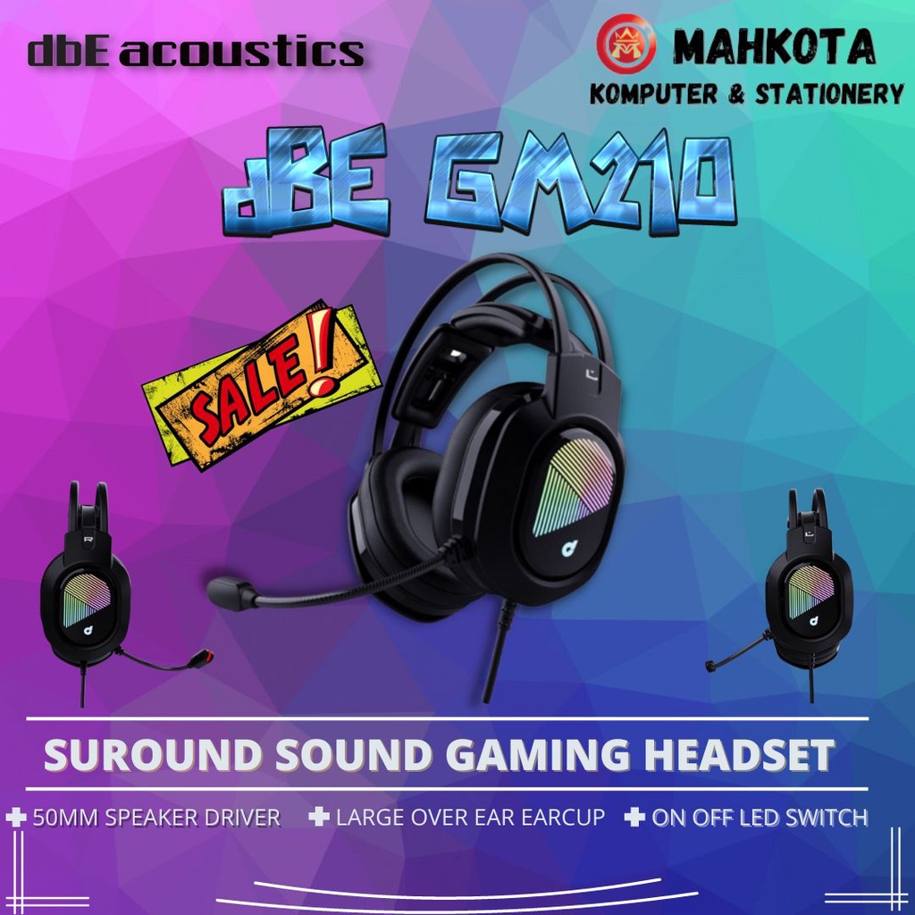 Jual dbE GM210 7.1 Virtual Surround Gaming Headphone | Shopee Indonesia