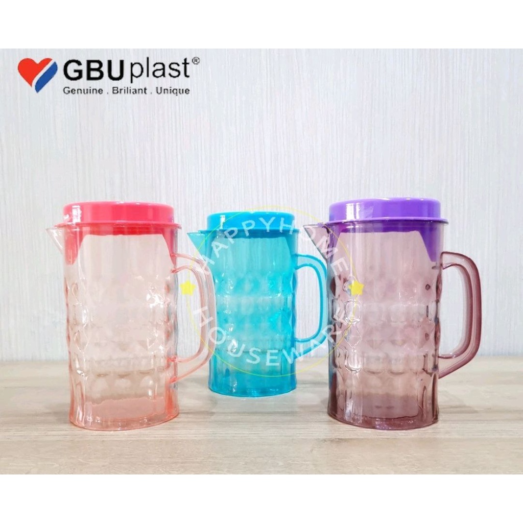 Jual GBU Plast Water Jug Crystal 1.5liter - Teko Air Minum - Ceret Air Minum Tempat Minum ...