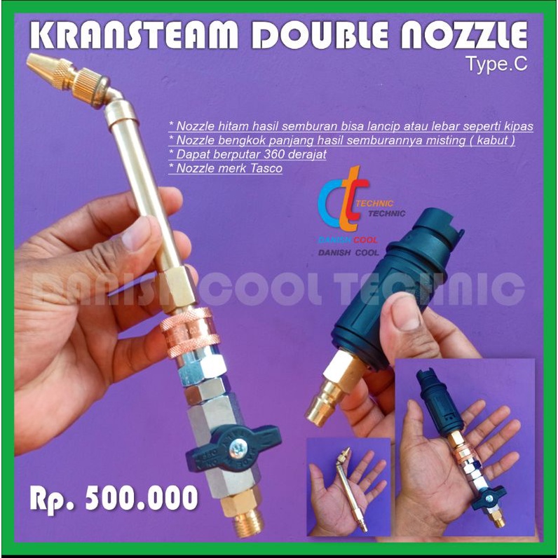 Jual kran steam italy double nozzle | Shopee Indonesia