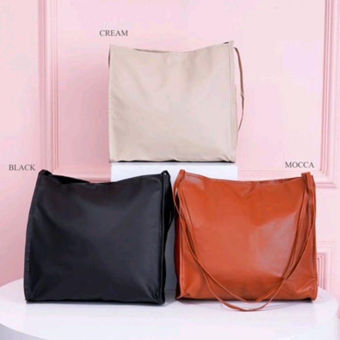 Jual Tas Tote Spon Klasic Versya Tas Kuliah Cantik | Shopee Indonesia