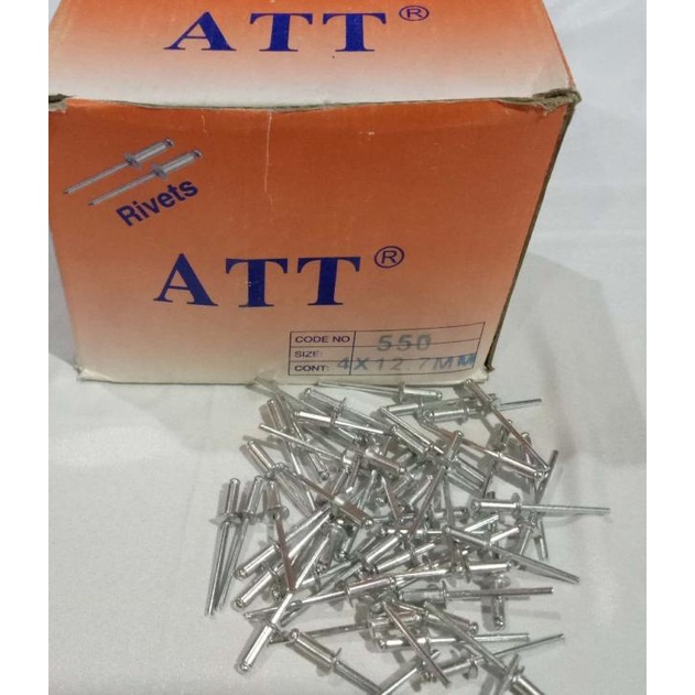 Jual Paku Rivet ATT 550 (4x12.7mm) | Shopee Indonesia