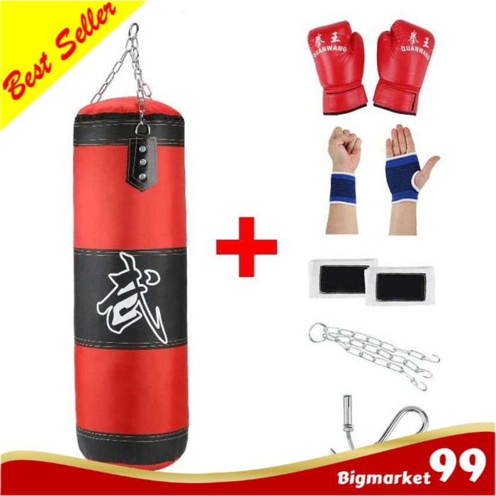 Jual Samsak Tinju MMA Sandsack Boxing Sansak Punching Sandbag 8 in 1 ...