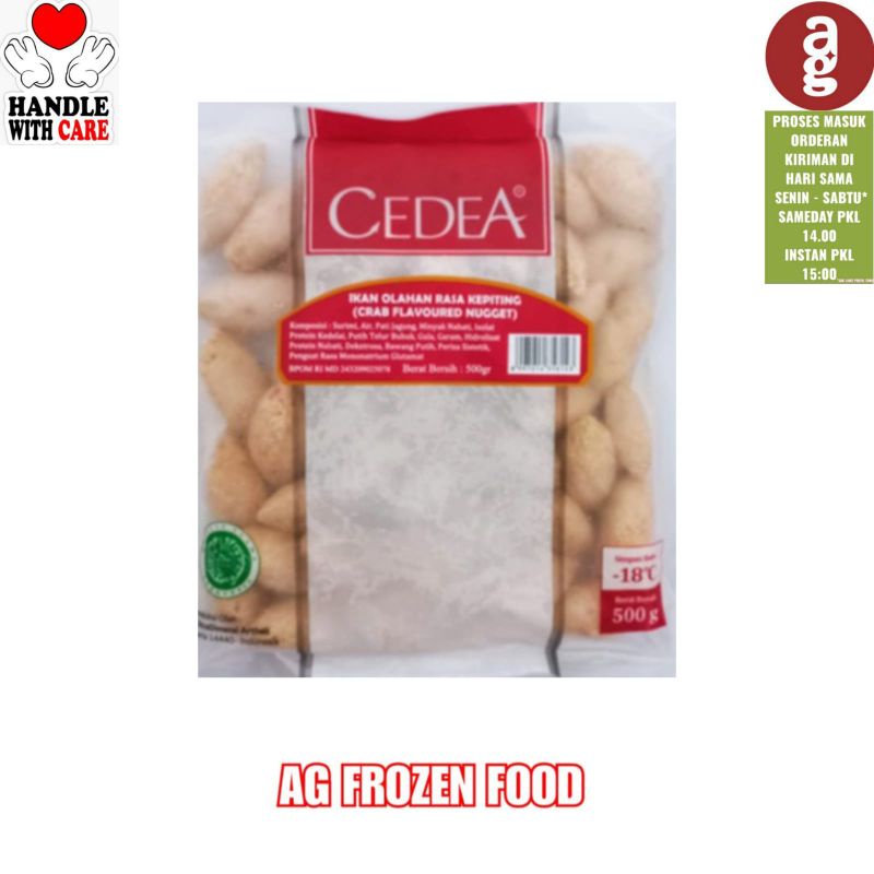 Jual Cedea Nugget Kepiting 500 Gram | Shopee Indonesia