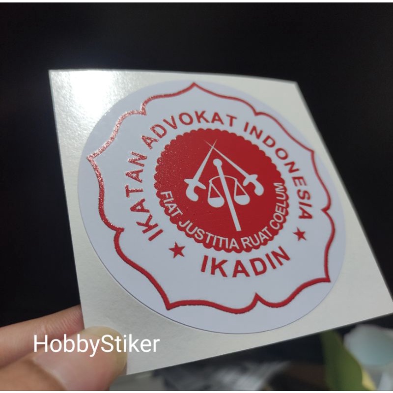Jual Stiker IKADIN ikatan advokat indonesia untuk kaca mobil office ...