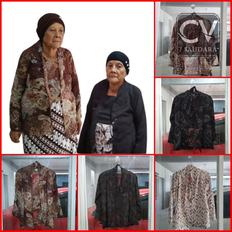 Jual Baju Kebaya Nenek Tradisional Atasan Orang Tua Jawa Jadul Kuno ...
