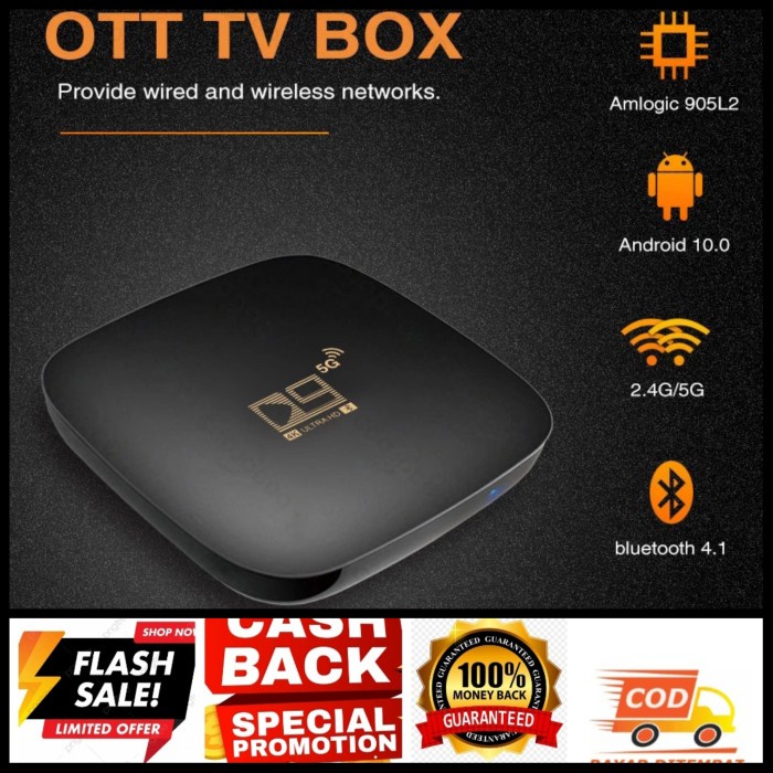 Jual Tv Box Android Tv Box D9 Ultra Hd 4K Suport Hdr 5G | Shopee Indonesia