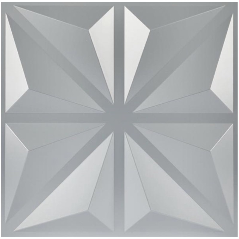 Jual Wall Panel Dinding 3D PVC Black Hitam Gold Emas Abu Silver Timbul ...