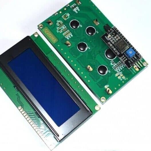 Jual LCD BLUE 20X4 2004 I2C SERIAL CONNECTION IIC ( ARDUINO ) | Shopee ...