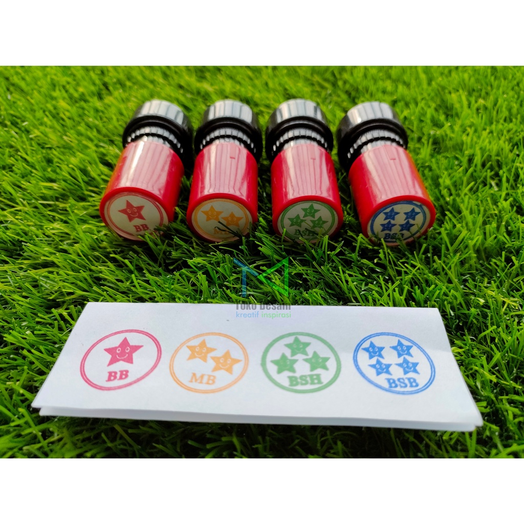Jual (COD) Stempel BINTANG NILAI TK /PAUD, REWARD, NILAI ANAK | Shopee ...
