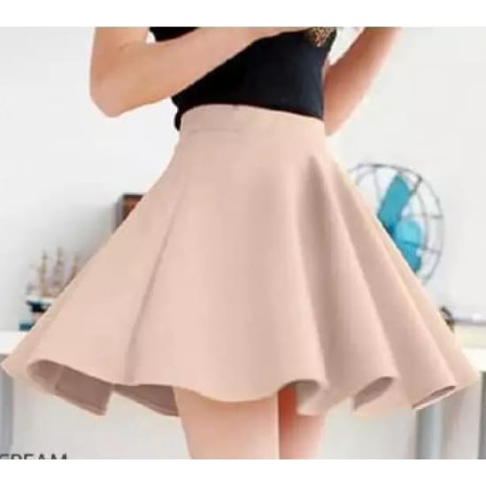 Jual Rok mini style korea Rok scuba premium | Shopee Indonesia