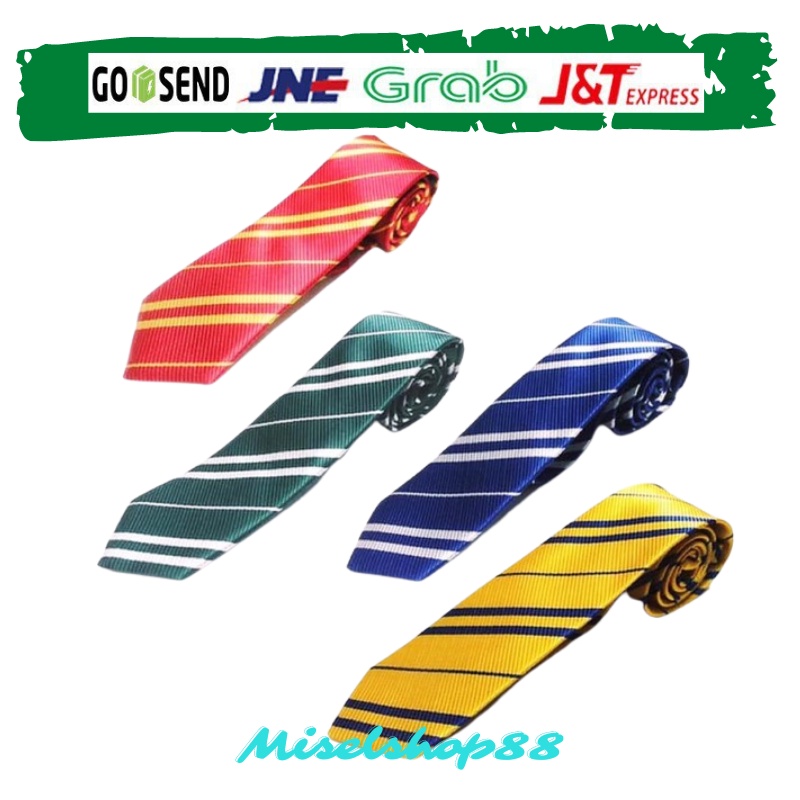 Jual Dasi Tie Hari The Poter Motif Tanpa Logo POLOS | Shopee Indonesia
