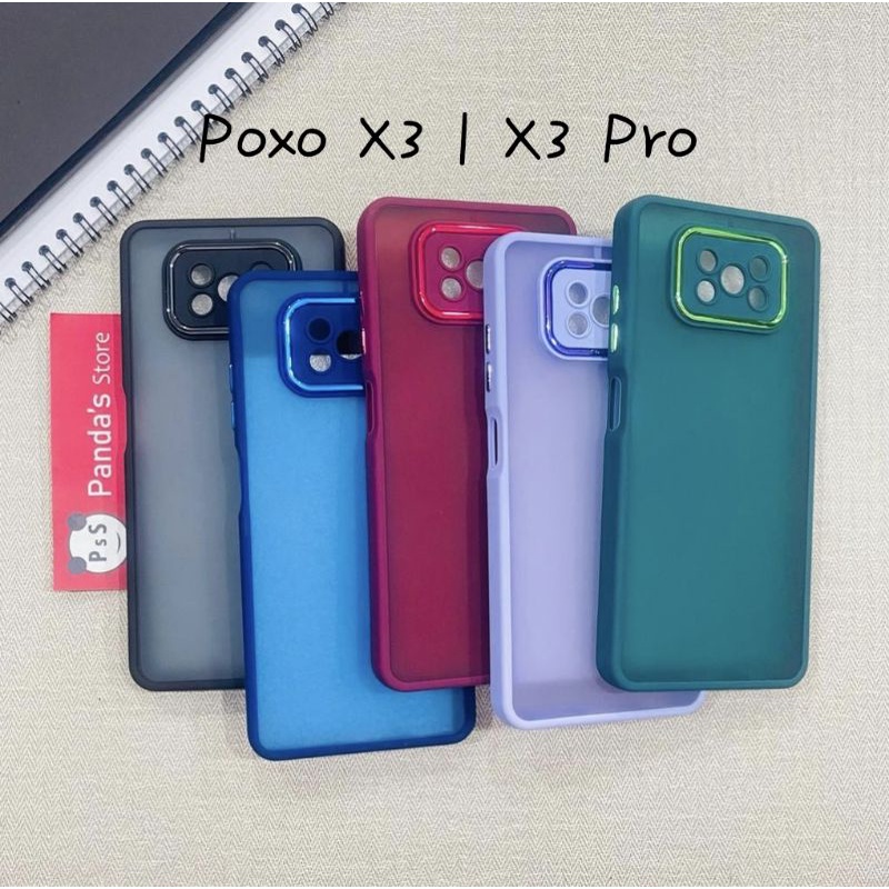Jual Case Poco X3 | X3 Pro Metal Chrome Softcase Dove Premium Luxury ...