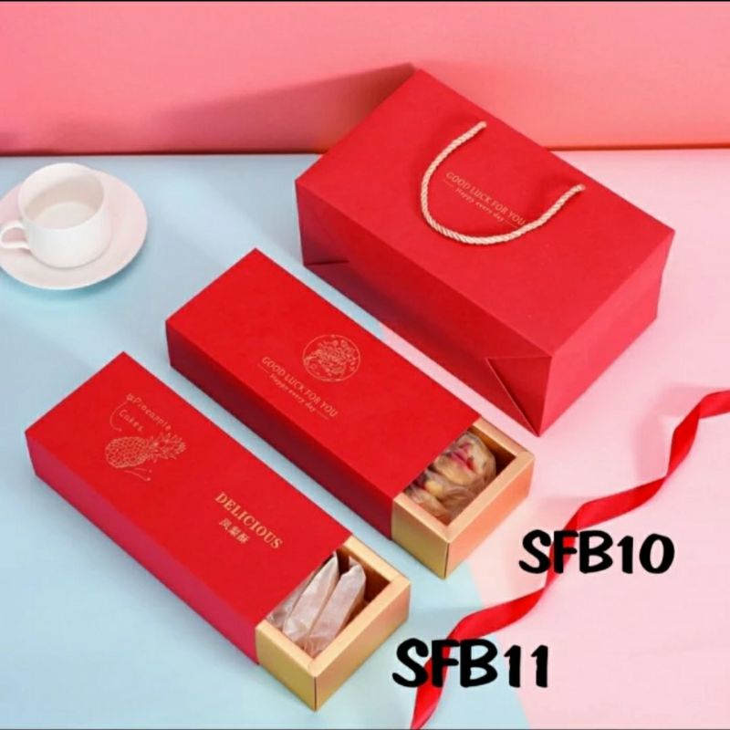 Jual (5pc) Kotak Kue Nastar/ Dus Kue / Kotak Cookies / Kotak Imlek ...