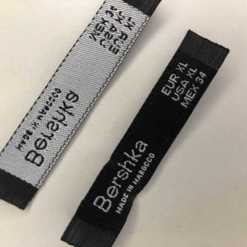 Jual BERSHKA WASHING TAG HANGTAG SUPER PREMIUM CO 1X DI KIRIM 600PCS ...