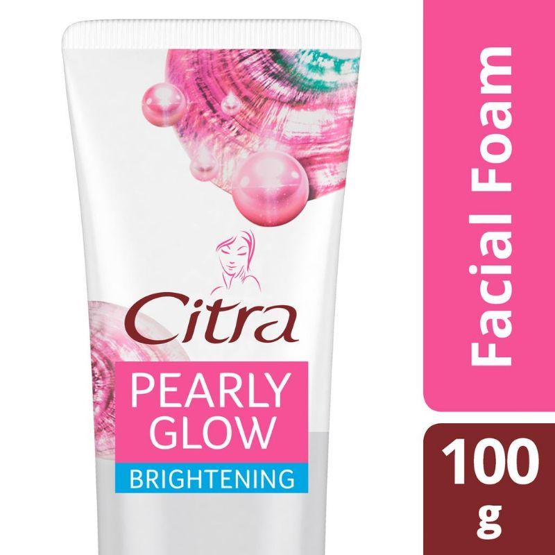 Jual Citra Pearly Glow Facial Foam 100G | Shopee Indonesia