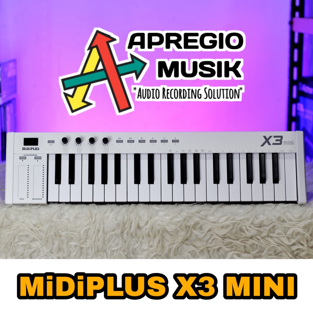 Jual MIDIPLUS X3 MINI 37 Keys Premium USB Midi Controller | Shopee ...