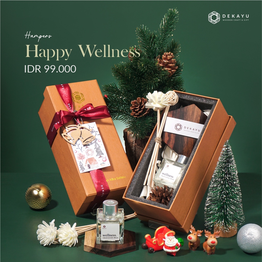 Jual Dekayu - Hampers Box Happy Wellness | Kado Natal | Christmas ...