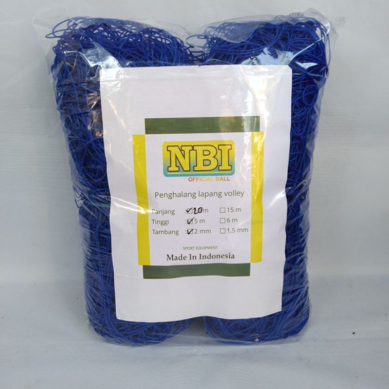 Jual [20x5] JARING LAPANGAN VOLLEY | JARING VOLI | JARING PAGAR ...