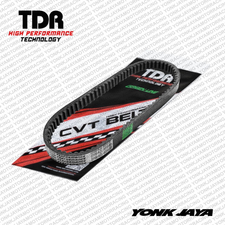 Jual VANBELT V-BELT BEAT FI TDR CVT BELT V.20 GREEN LINE FOR BEAT FI ...