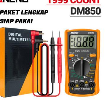 Jual NEW ANENG DM850 Paket Lengkap Digital Multimeter Avometer ...