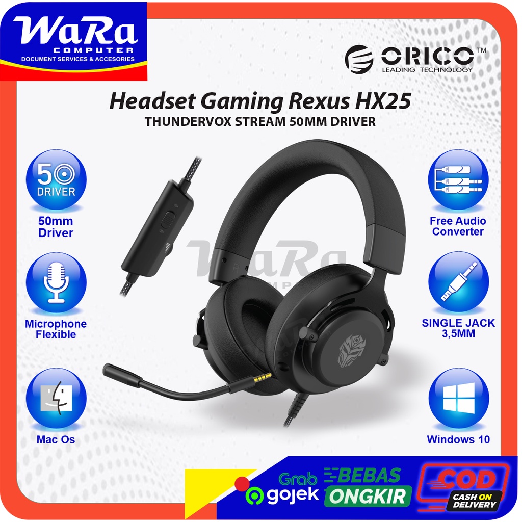 Jual Rexus HX25 Thundervox Stream Gaming Headset | Shopee Indonesia