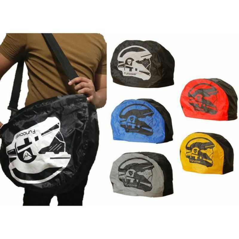 Jual tas helm tas cover helm raincoat helm sarung helm cover helm anti ...