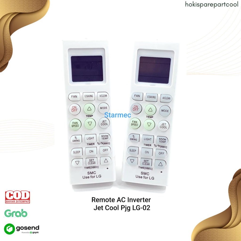 Jual REMOTE AC LG JET COOL HERCULES | Shopee Indonesia