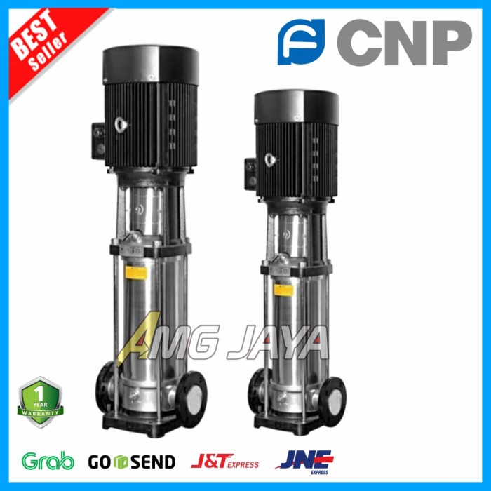 Jual Pompa Air CNP CDLF 8-4 380V Booster Pump Pompa Steam Car Wash ...