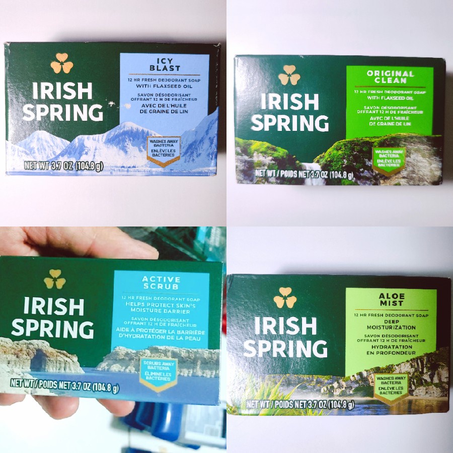 Jual Irish Spring Original Clean Aloe Mist Icy Blast Active Scrub ...