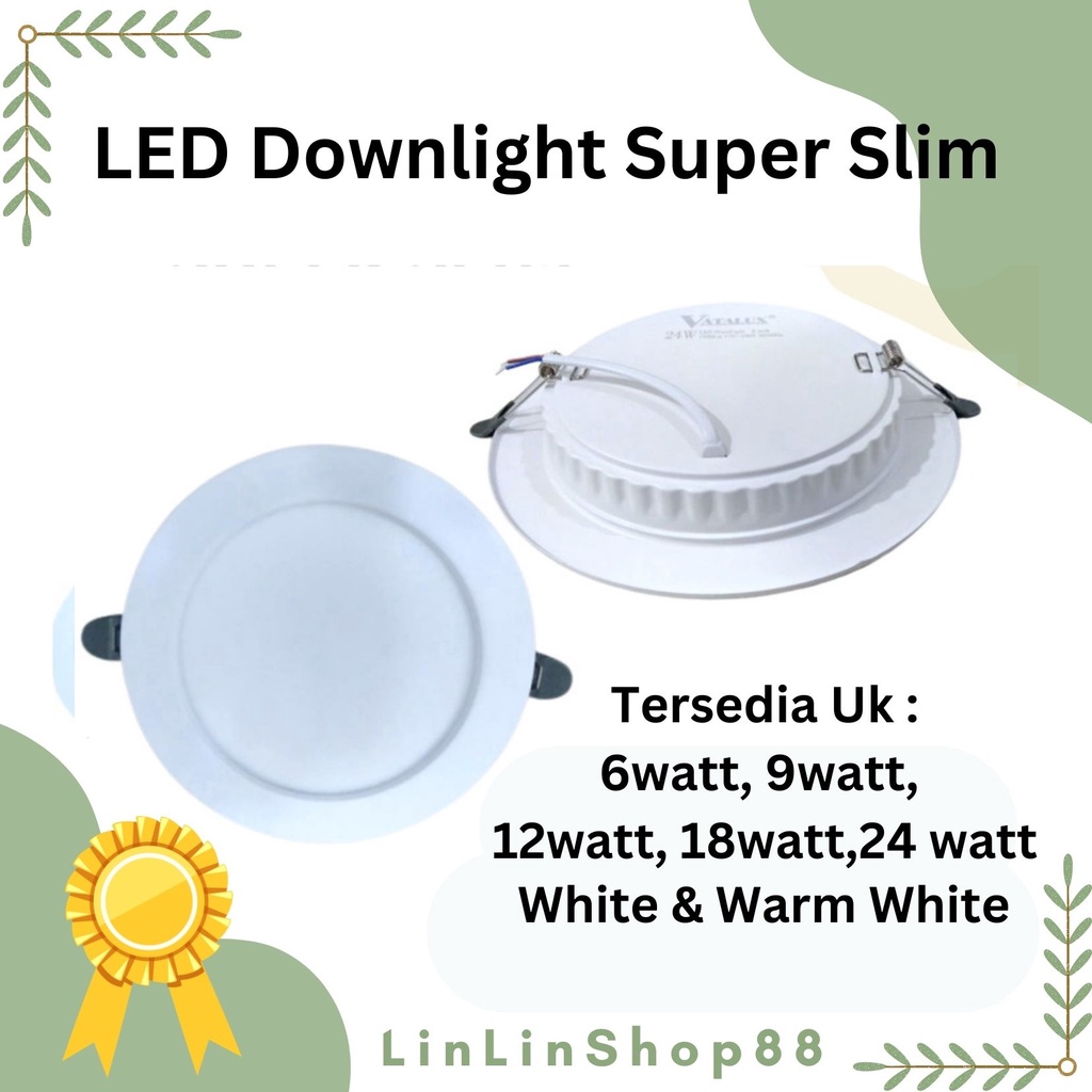 Jual Lampu Downlight Led Inbow / Downlight Panel Led Inbow Bulat ...