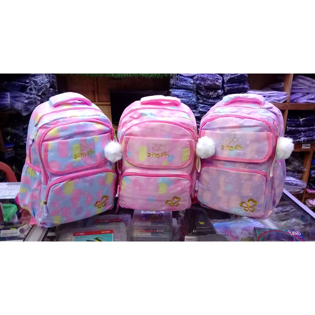 Jual TAS RAINBOW RANSEL SEKOLAH PEREMPUAN IMPORT / TAS ALTO GIRL / TAS ...