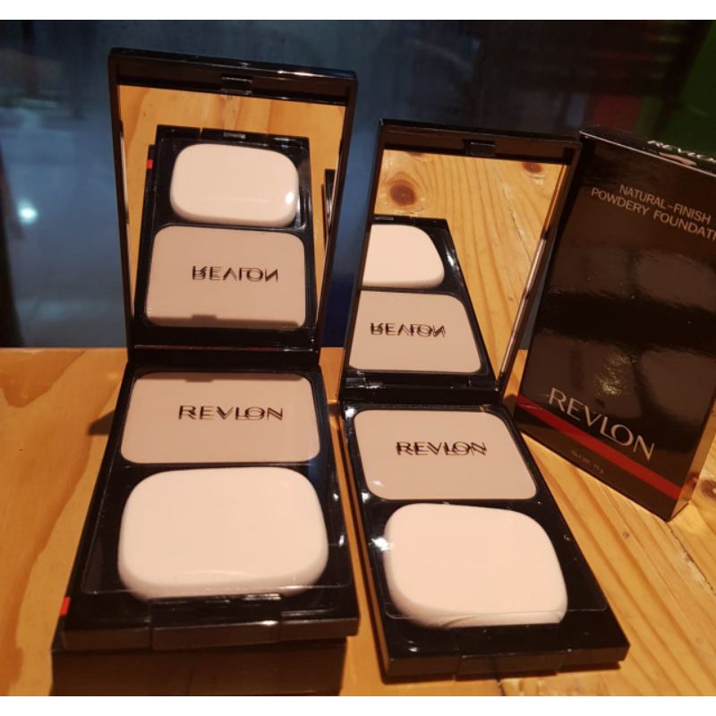 Jual REVLON POWDERY FOUNDATION TWO WAY CAKE NATURAL FINISH ORIGINAL ...