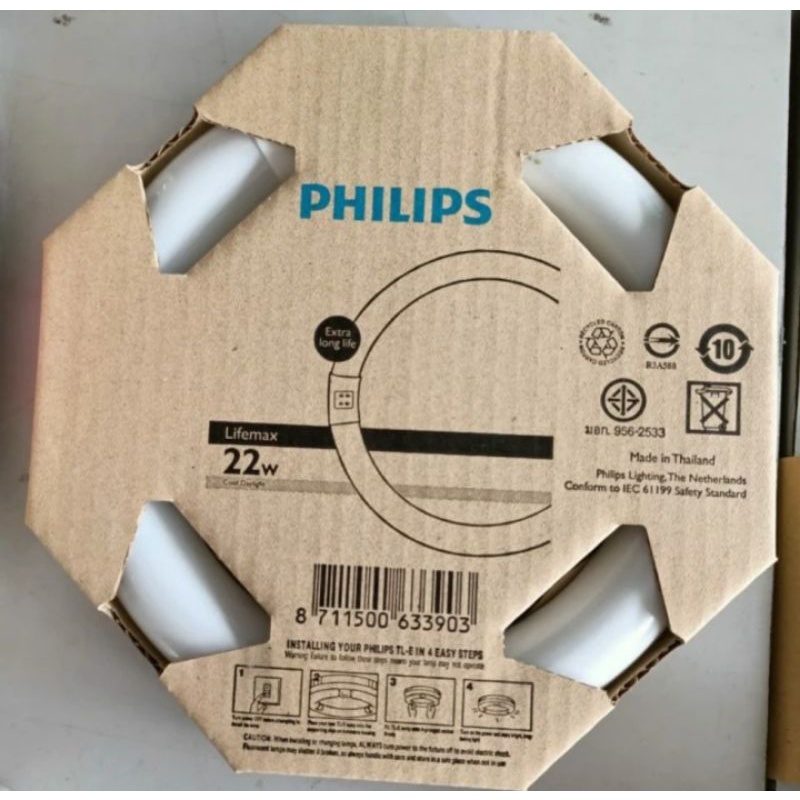 Jual Lampu TLE 22W Philips TL-E Neon Ring Bulat 22 W Watt Putih Philips ...