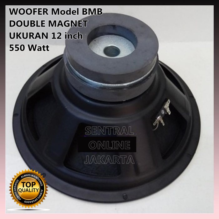 Jual SPEAKER WOOFER 12 inch MODEL BMB 550 Watt DOUBLE MAGNET 12inch ...