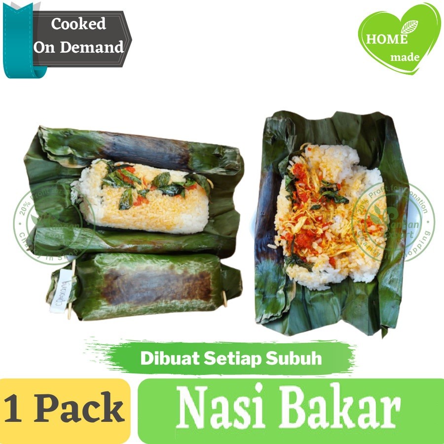 Jual Nasi Bakar Ayam , Cakalang , Cumi Cabe Homemade | Shopee Indonesia