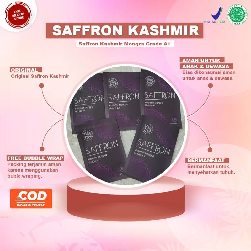 Jual Saffron Kashmir kemasan sachet | Shopee Indonesia