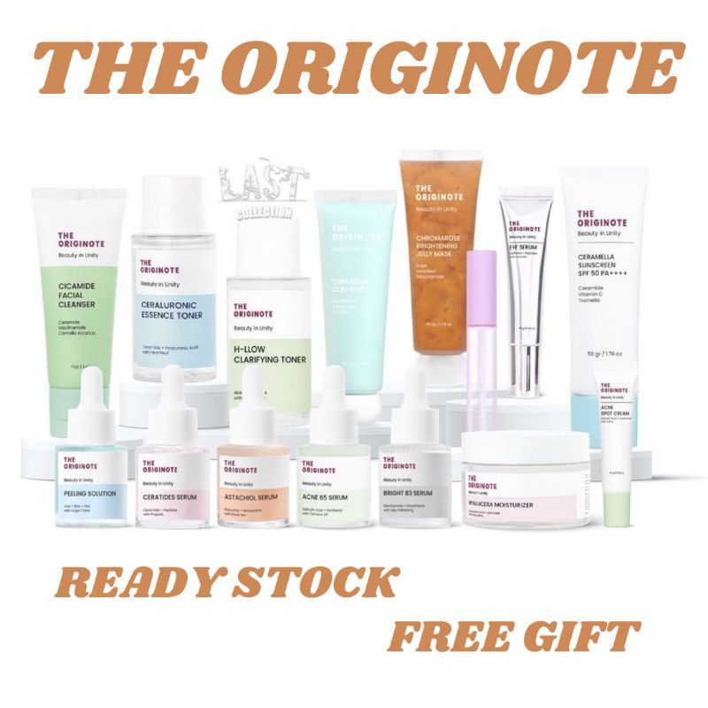 Jual The originote serum - Originote face wash - Originote Moisturizer ...