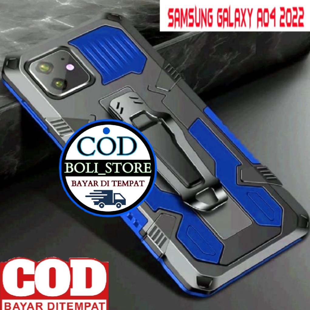 Jual SAMSUNG GALAXY A04 CASING STANDING BACK KLIP HARD CASE ROBOT NEW ...