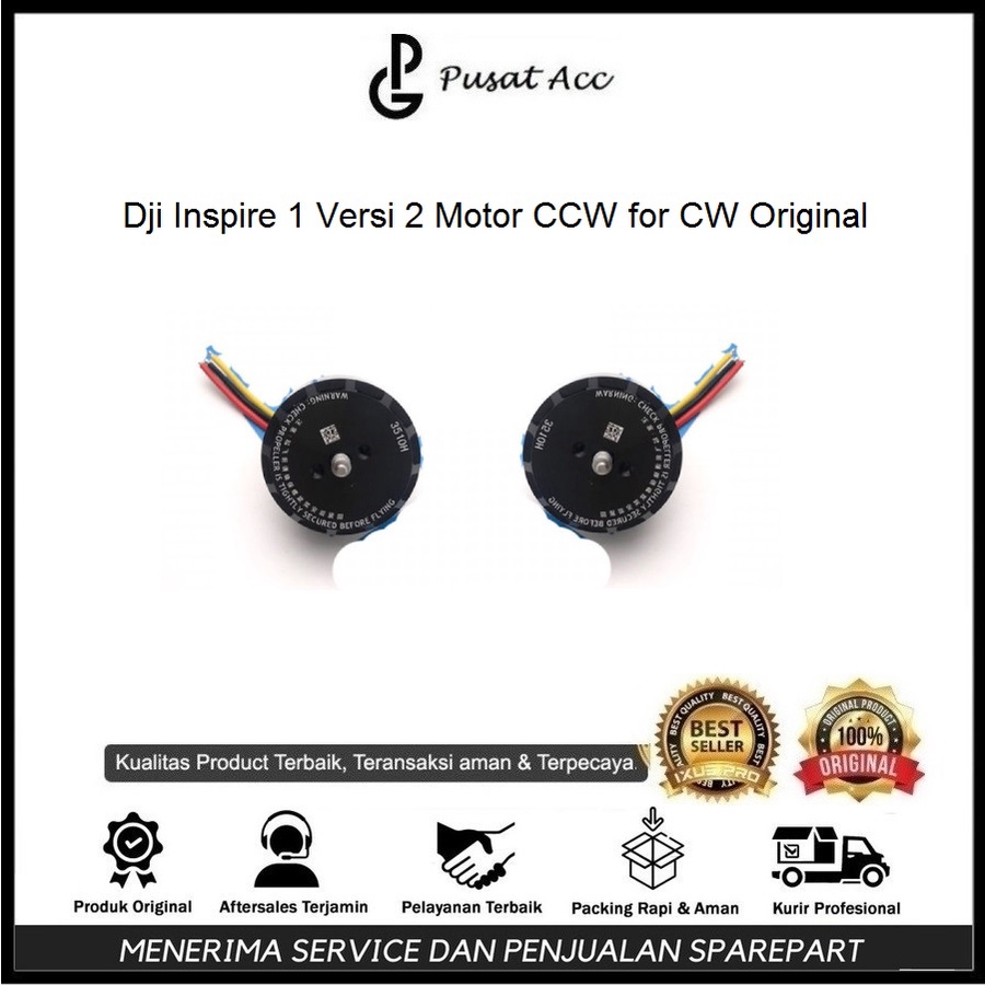 Jual Dji Inspire 1 Versi 2 Motor CCW for CW / Dinamo Motor Inspire 1 ...