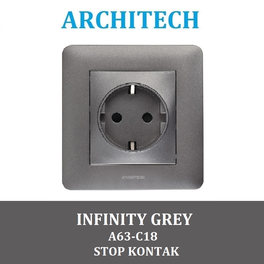 Jual Architech Infinity Grey A63 /Stop Kontak/ Sakelar Saklar Rumah Architech Infinity Gabungan ...