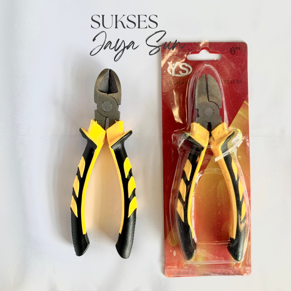 Jual [ISTANA JAYA] TANG POTONG, TANG DIAGONAL PLIER 6" , TANG POTONG ...