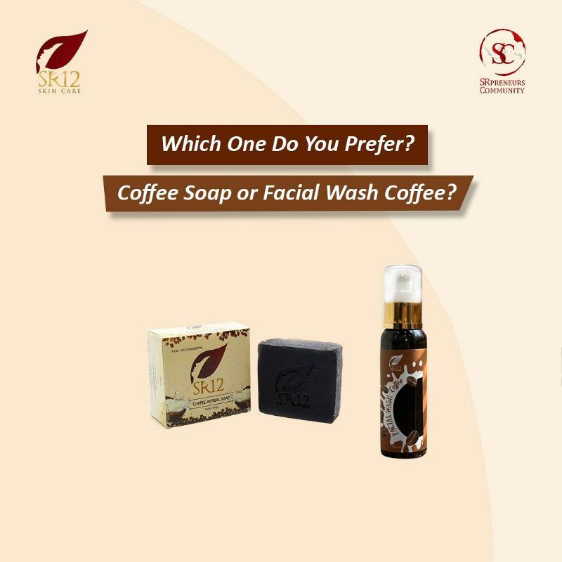 Jual Coffee Herbal Soap SR12/ Facial Wash Coffee/ Sabun Flek Hitam ...