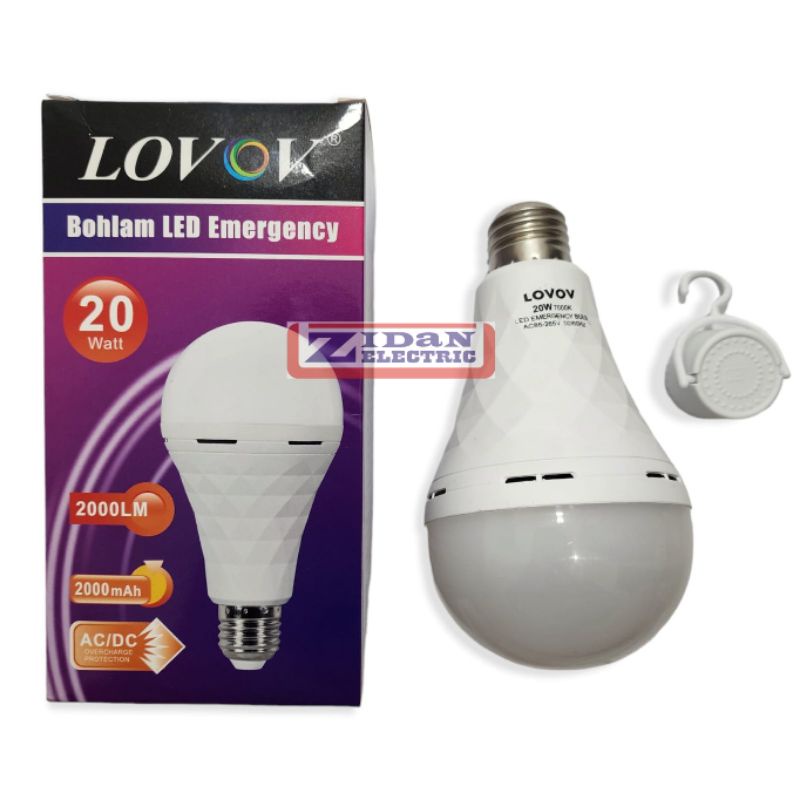 Jual Lampu Led Emergency 20w AC/DC (Dua Fungsi) / Lampu Magic 20 Watt ...