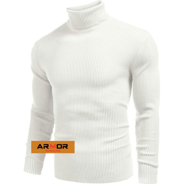 Jual ARMOR - KAOS TURTLE NECK BASIC LONG SLEEVE MANS TURTLENECK PUTIH ...