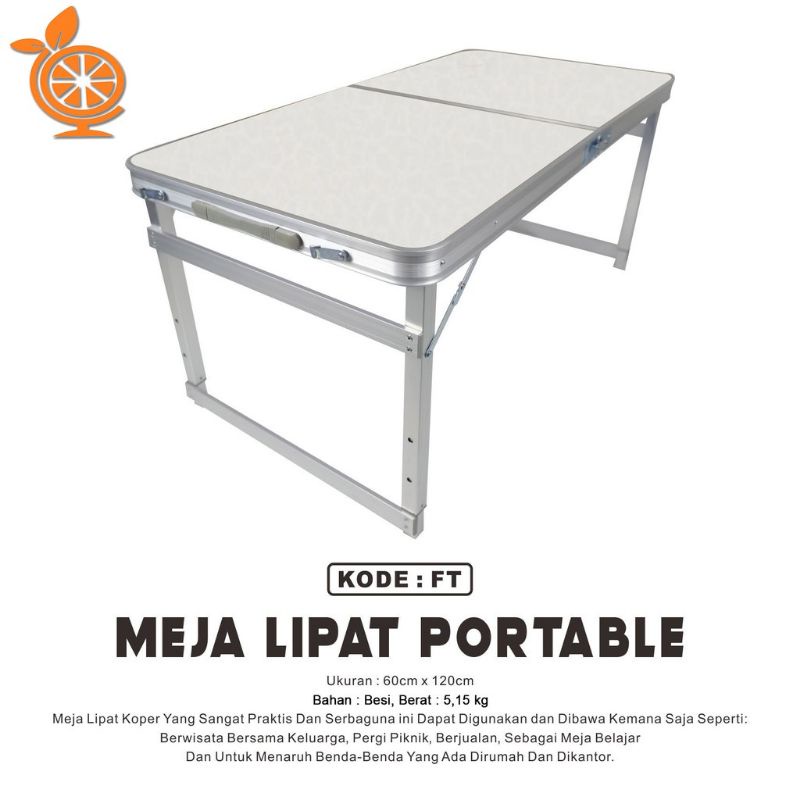 Jual MEJA LIPAT KOPER PORTABLE kaki kotak kokoh & kuat / meja jualan lipat | Shopee Indonesia